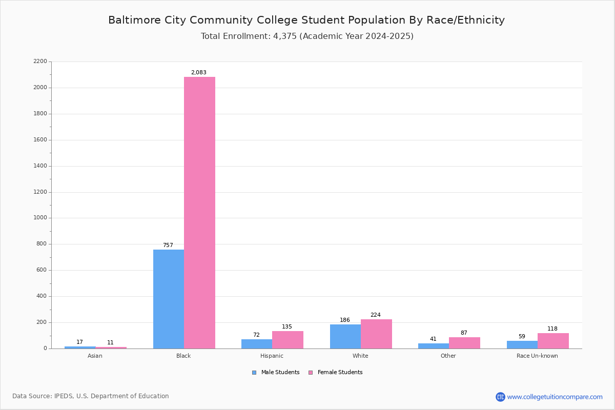 Baltimore City CC - Student Population and Demographics