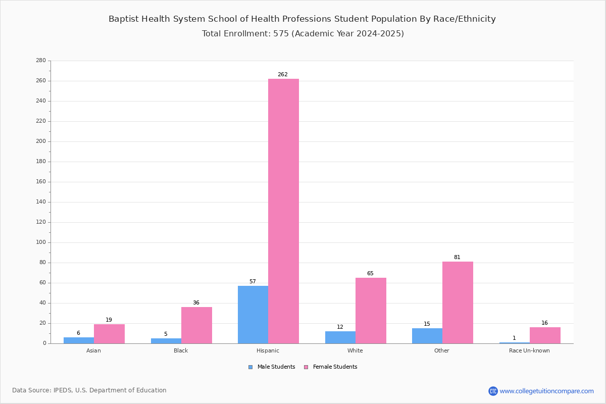 Baptist Health System School of Health Professions - Student Population ...
