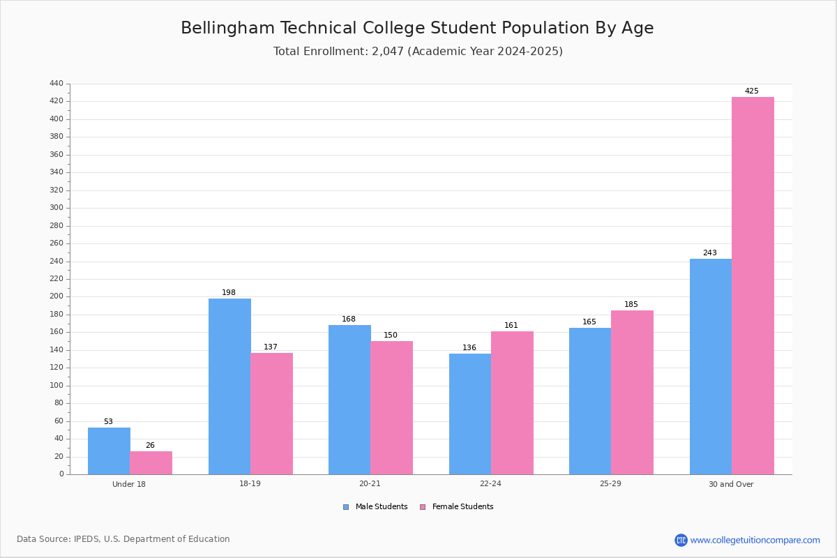 Bellingham Technical - Student Population and Demographics