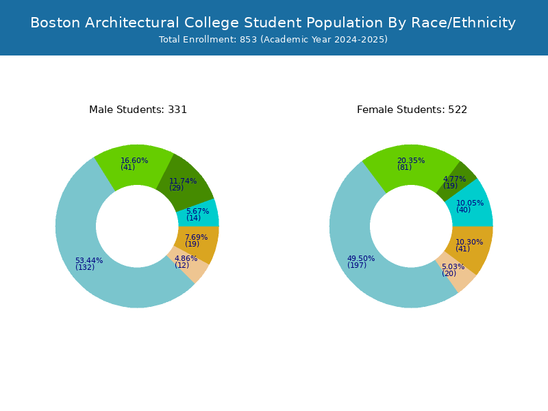 Boston Architectural - Student Population and Demographics