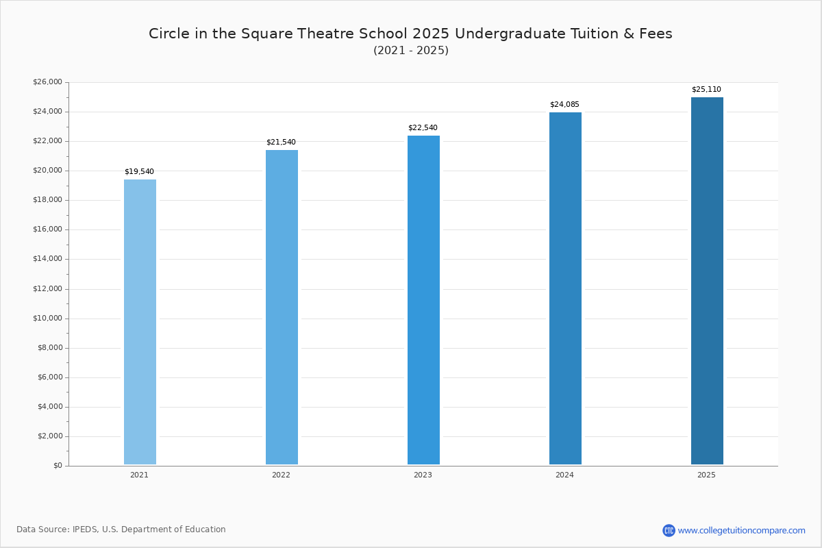 Circle in the Square Theatre School - Tuition & Fees, Net Price