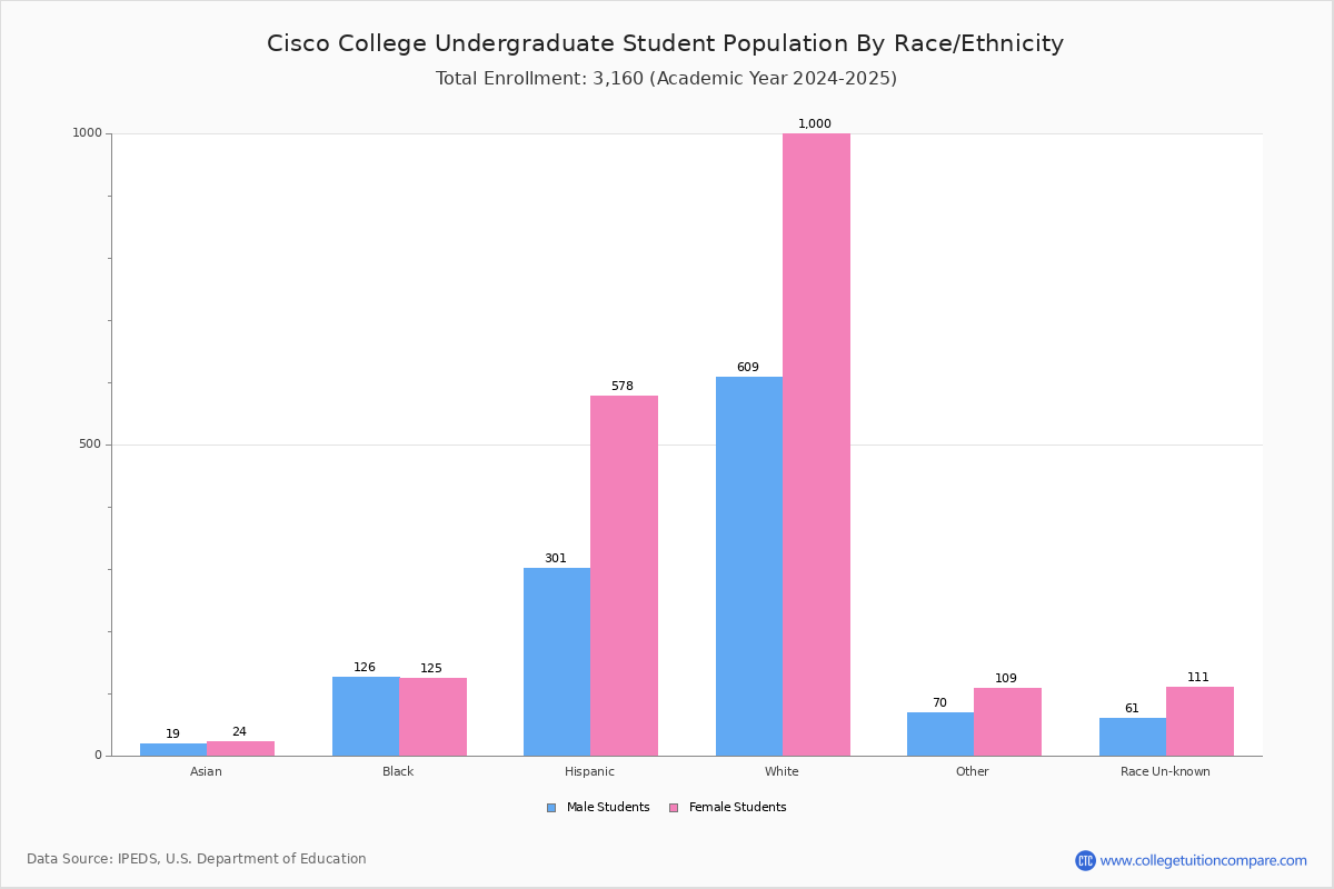 Cisco College - Student Population and Demographics