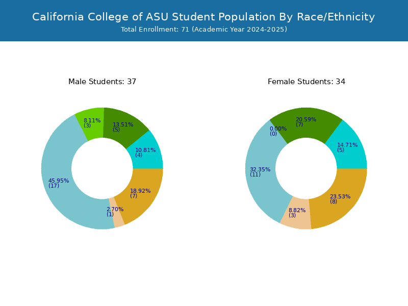 California College of ASU - Student Population and Demographics