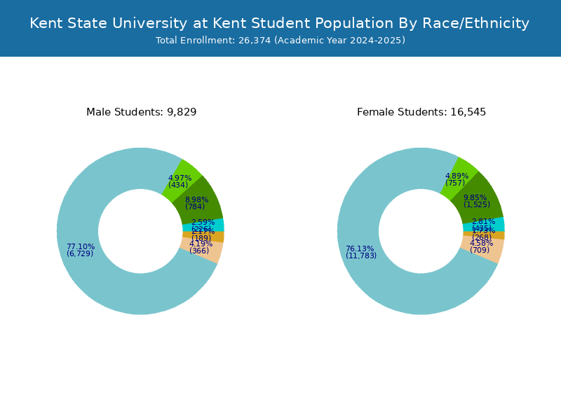 Kent State University at Kent - Student Population and Demographics