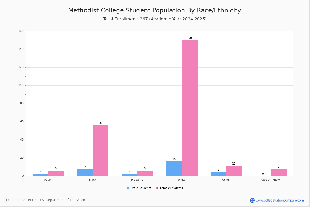 Methodist College - Student Population and Demographics