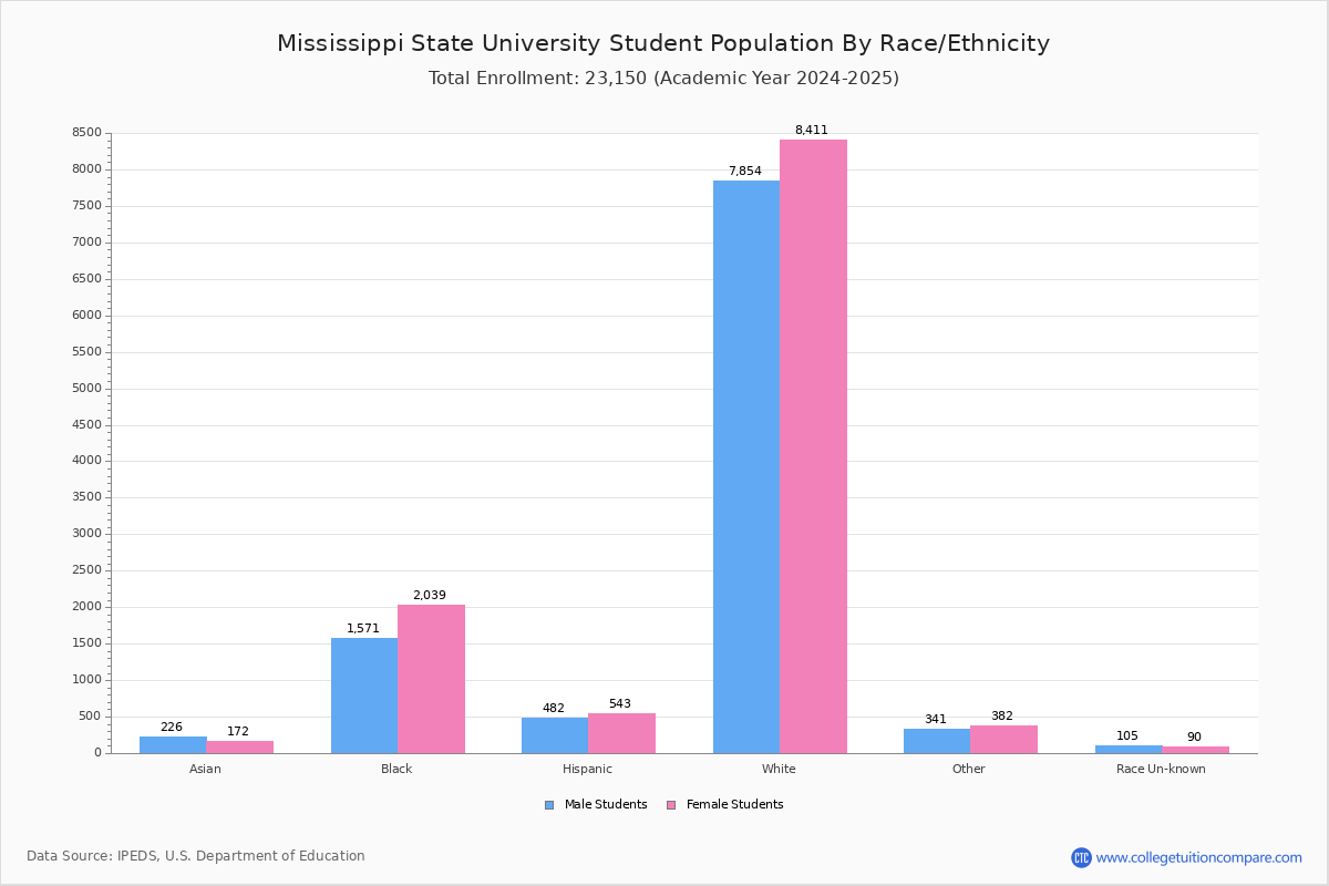 Mississippi State - Student Population and Demographics