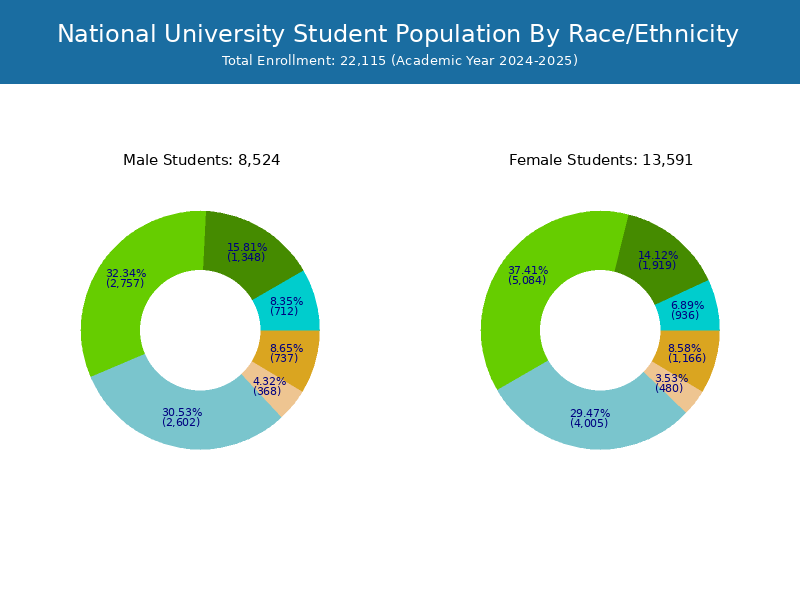 National University - Student Population and Demographics