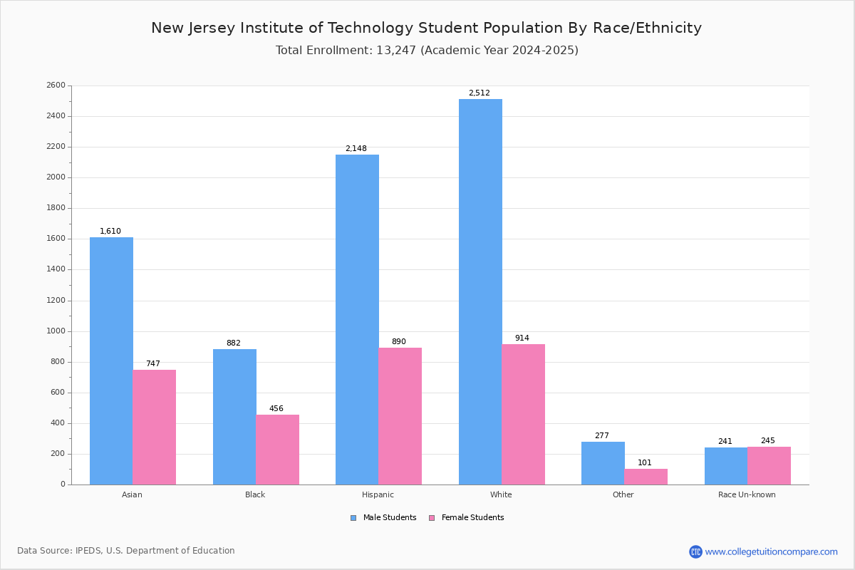 NJIT - Student Population and Demographics