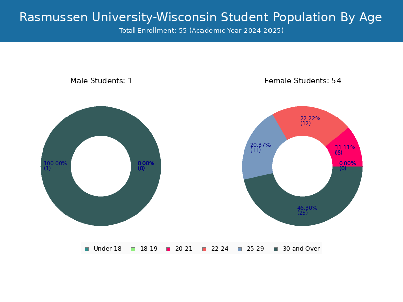 Rasmussen University-Wisconsin - Student Population and Demographics