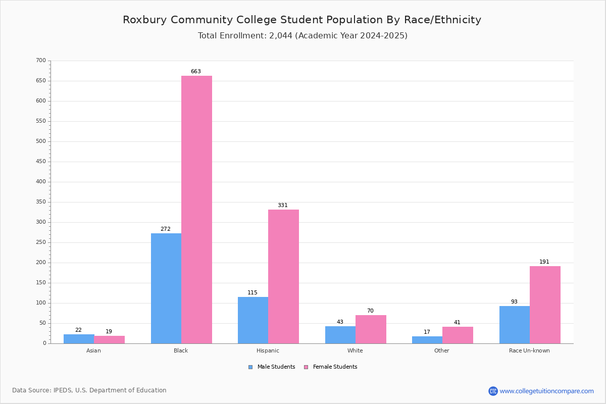 Roxbury Community College - Student Population and Demographics