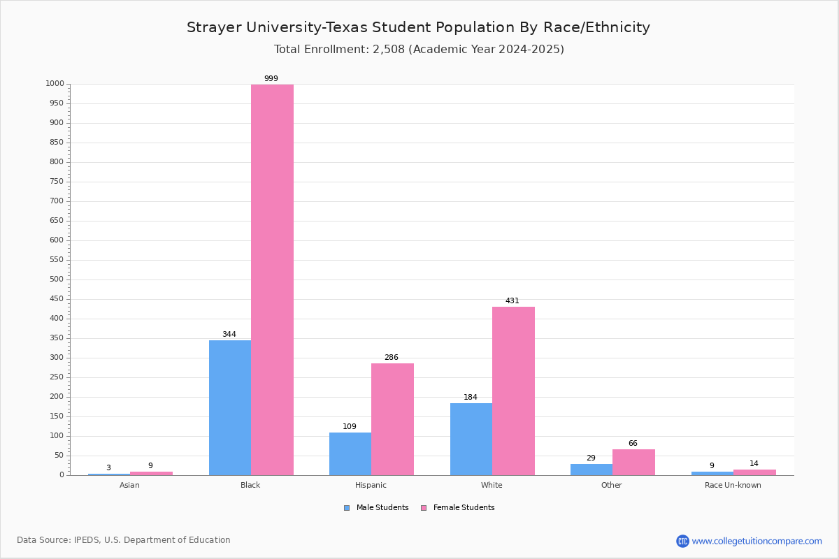 Strayer University-Texas - Student Population and Demographics