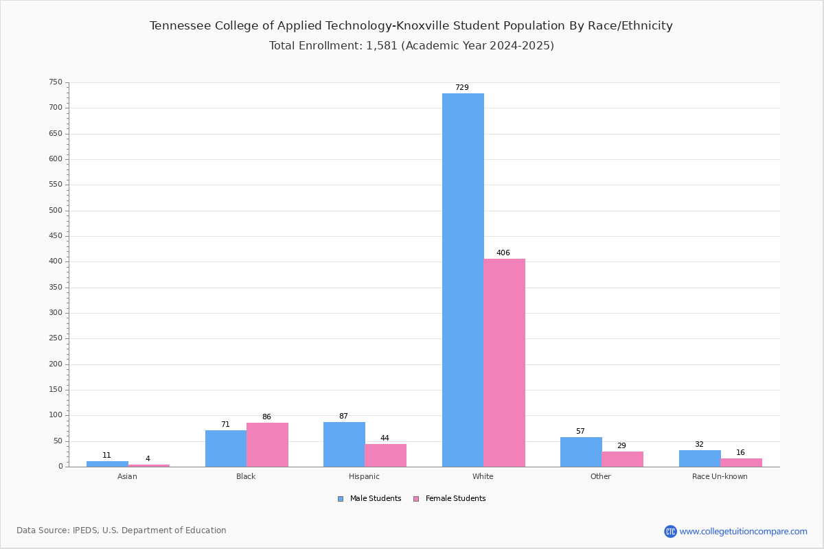 Tennessee College of Applied Technology-Knoxville - Student Population ...