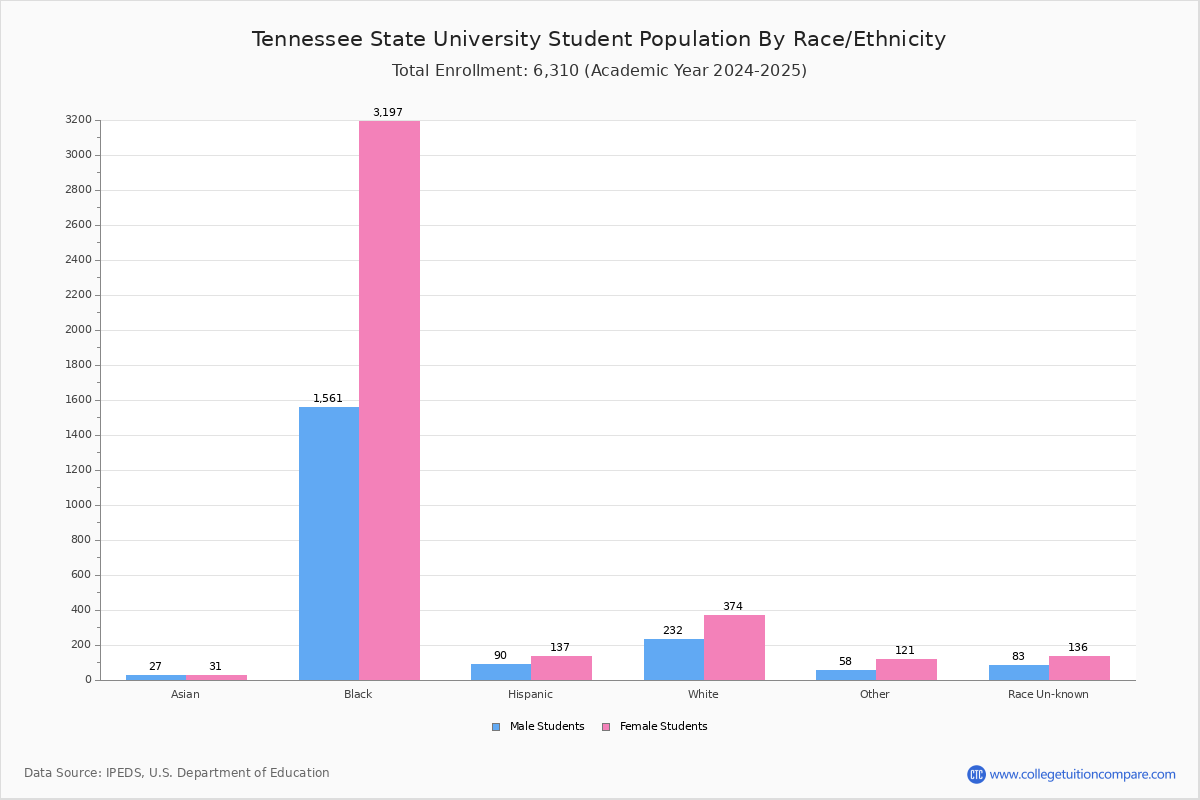 Tennessee State - Student Population and Demographics