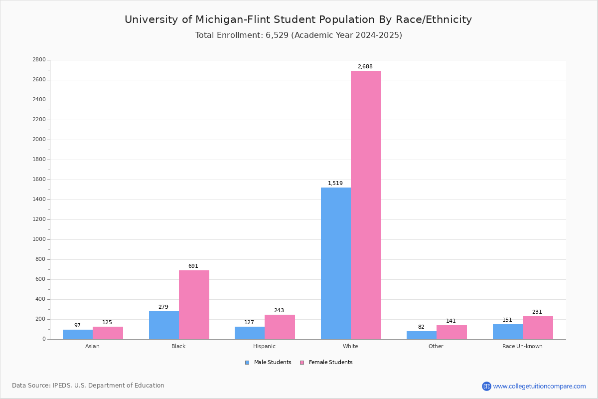 UM-Flint - Student Population and Demographics