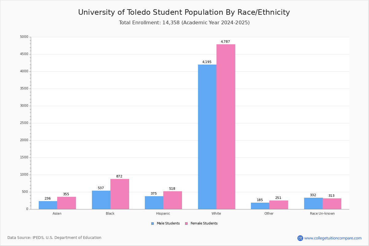 University of Toledo - Student Population and Demographics