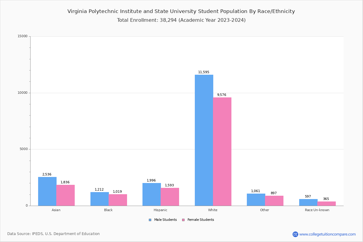 Virginia Tech - Student Population and Demographics