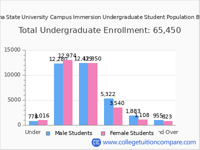 ASU Tempe - Student Population and Demographics